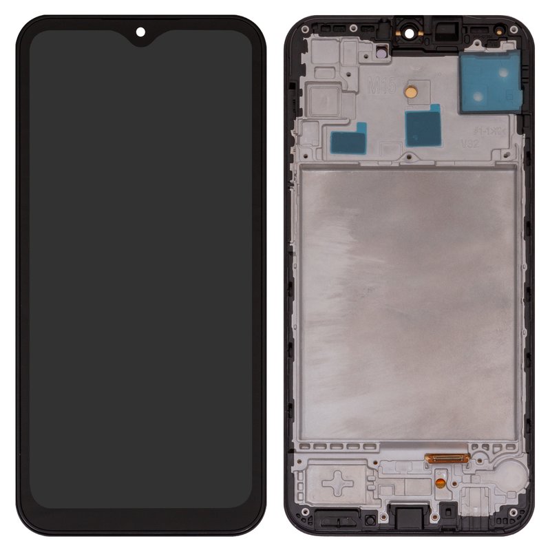 Дисплей для Samsung M156 Galaxy M15, чорний, з рамкою, High Copy, з ...